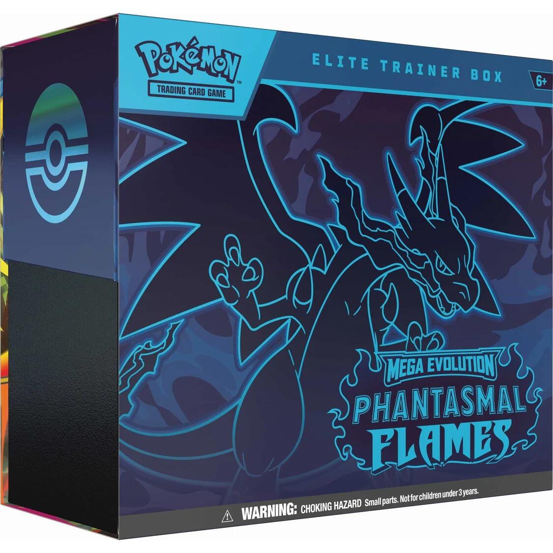 Pokémon TCG Mega Evolution Phantasmal Flames Elite Trainer Box - ETB ...