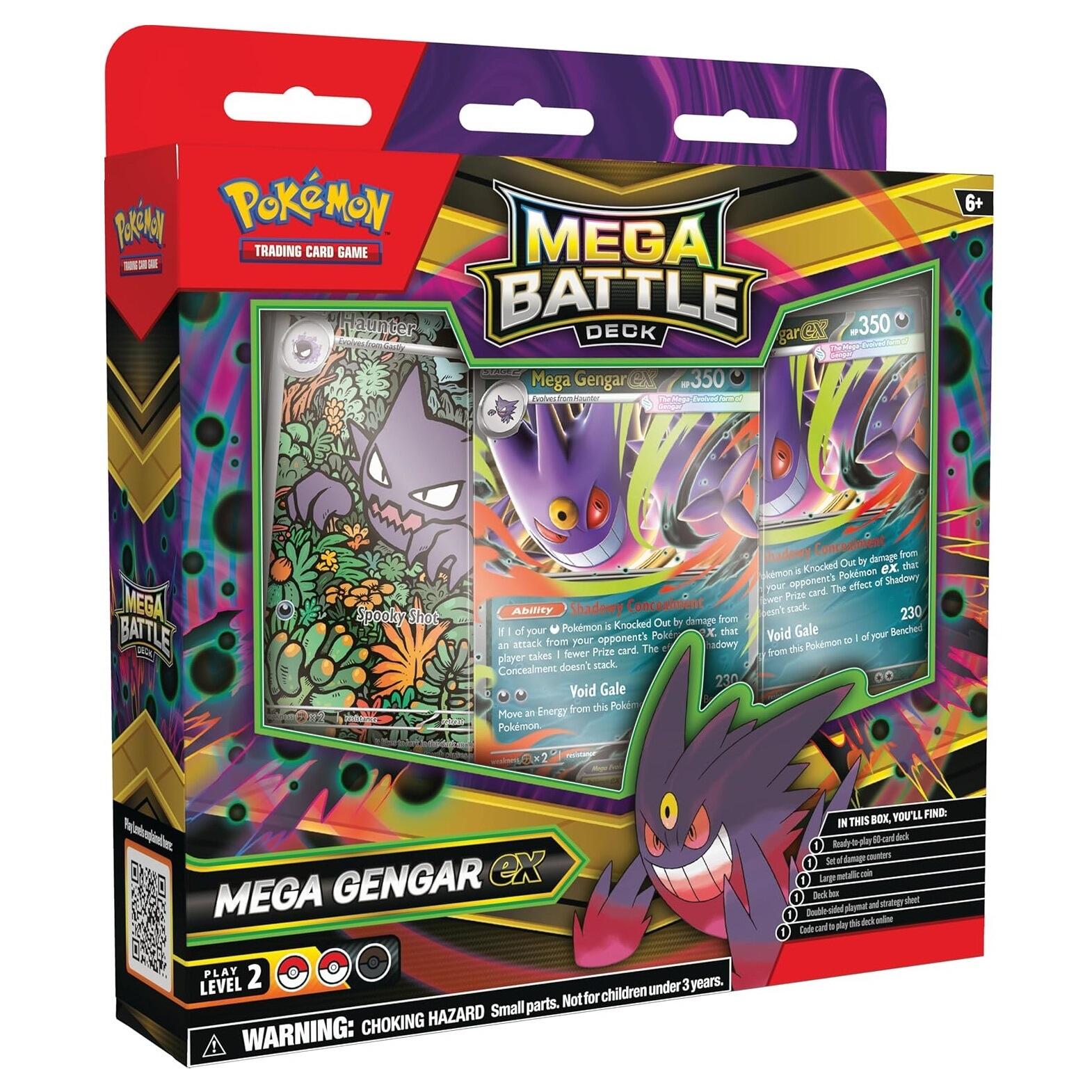 Pokémon TCG Mega Battle Decks Gengar ex | UK Official Trading Cards