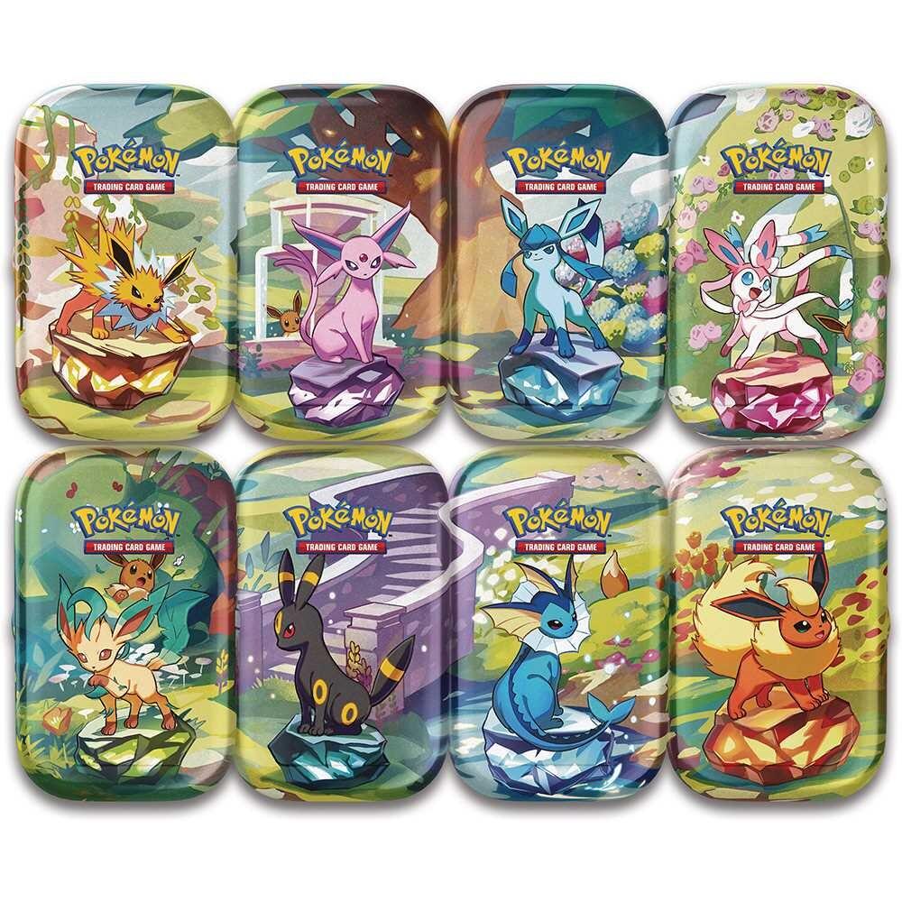 Pokémon TCG Scarlet & Violet 8.5 Prismatic Evolutions Mini Tin Sealed ...