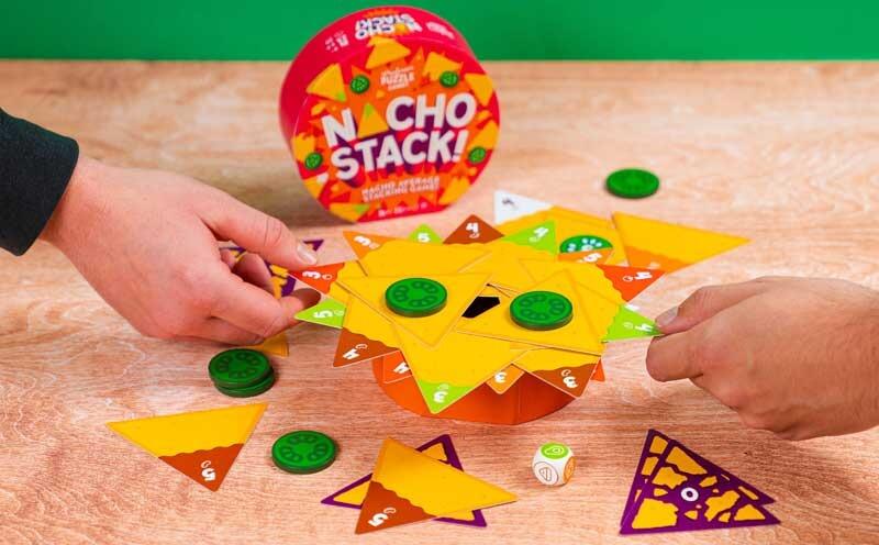 Professor Puzzle Nacho Stack! Card Game | Top Pick Toys