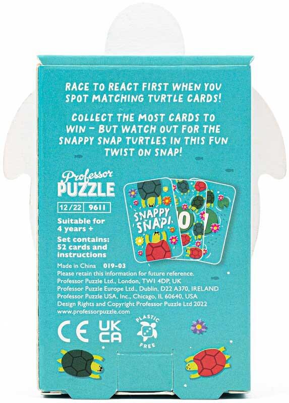 Snapping Turtles - Snap Card Game Professor Puzzle | Top Pick Toys ...