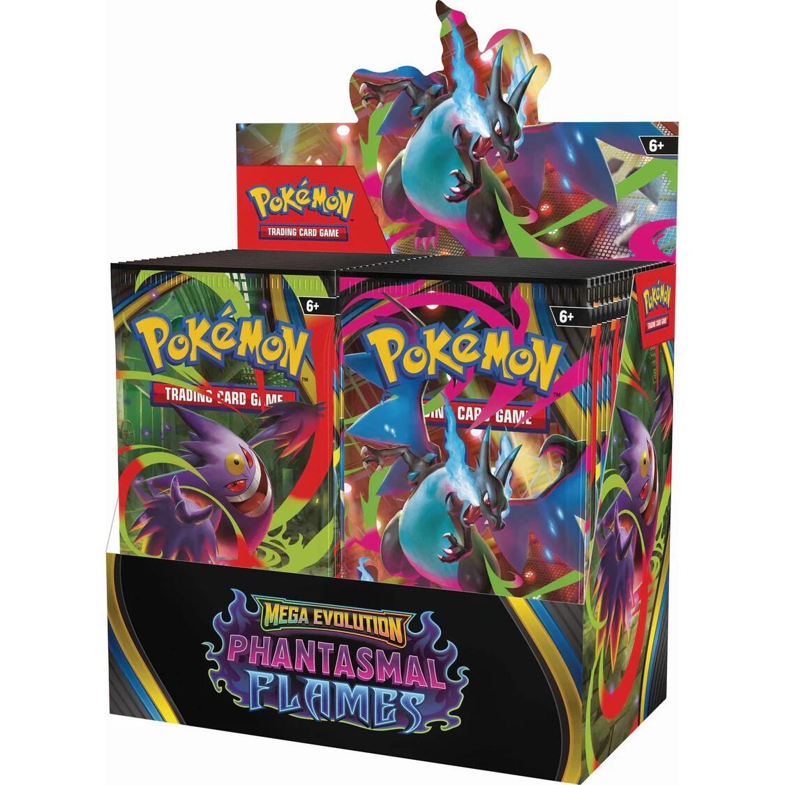 Pokémon TCG Mega Evolution Phantasmal Flames Booster Box (36 Packets ...