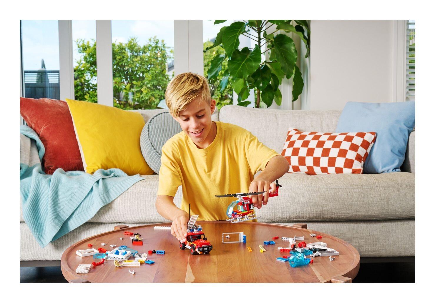 Max Build City Fire Adventure Rescue Construction Set (Lego Compatible ...