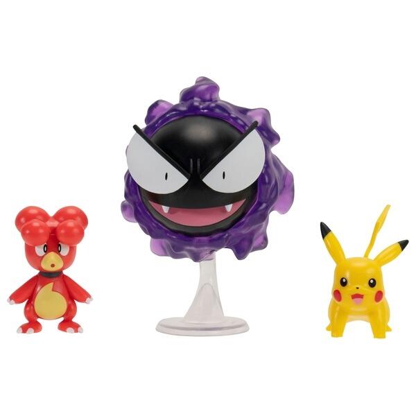 Pokémon Battle Figure Set (3 Pack) Magby, Gastly & Pikachu | Top Pick ...