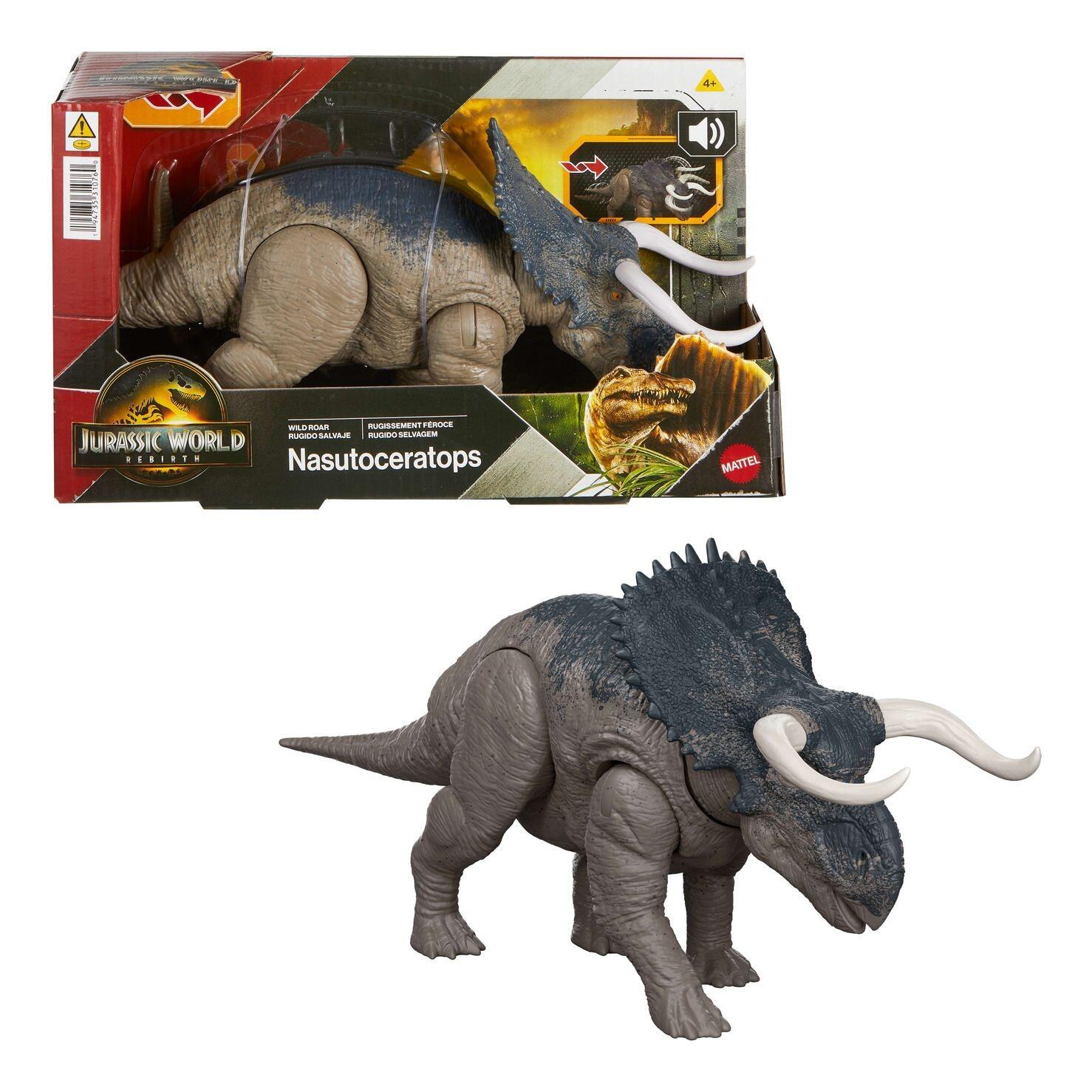 Jurassic World Rebirth Wild Roar Nasutoceratops Dinosaur Toy | Top Pick ...
