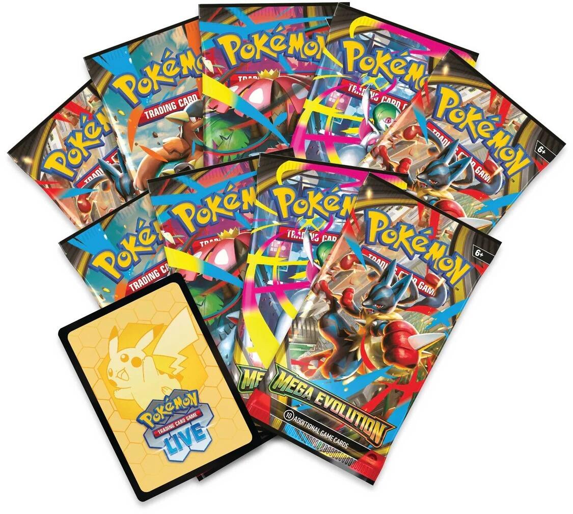 Pokémon TCG Mega Evolution Elite Trainer Box - Lucario (ETB) | Top Pick ...