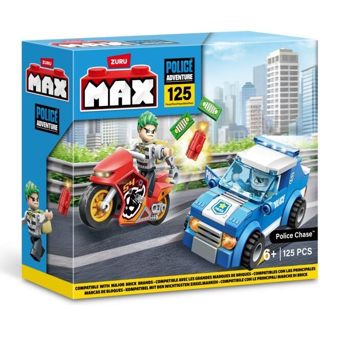 Max Build City Police Chase Adventure Construction Set (Lego Compatible ...