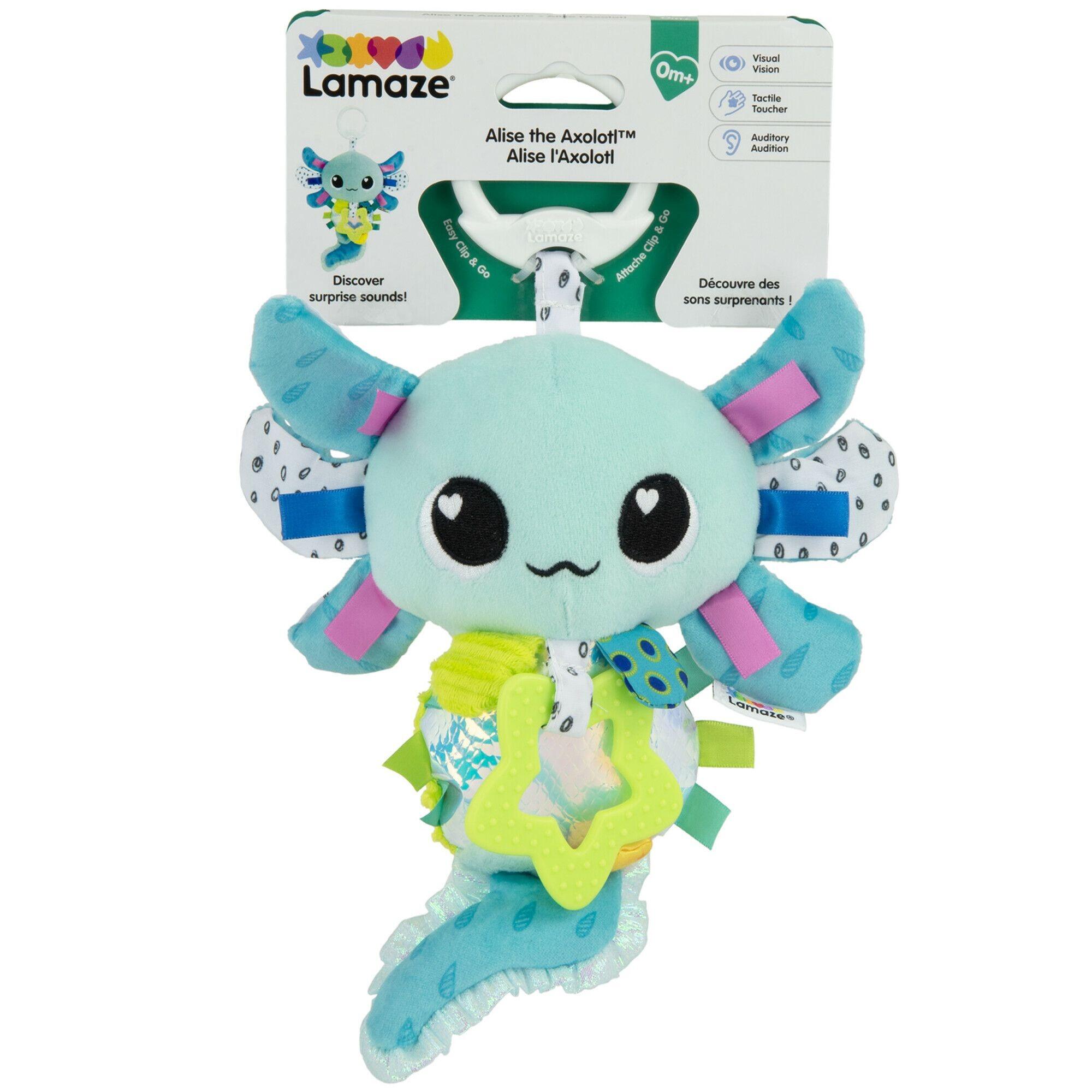 Lamaze Play & Grow Alise the Axolotl Sensory Clip Toy | Top Pick Toys ...
