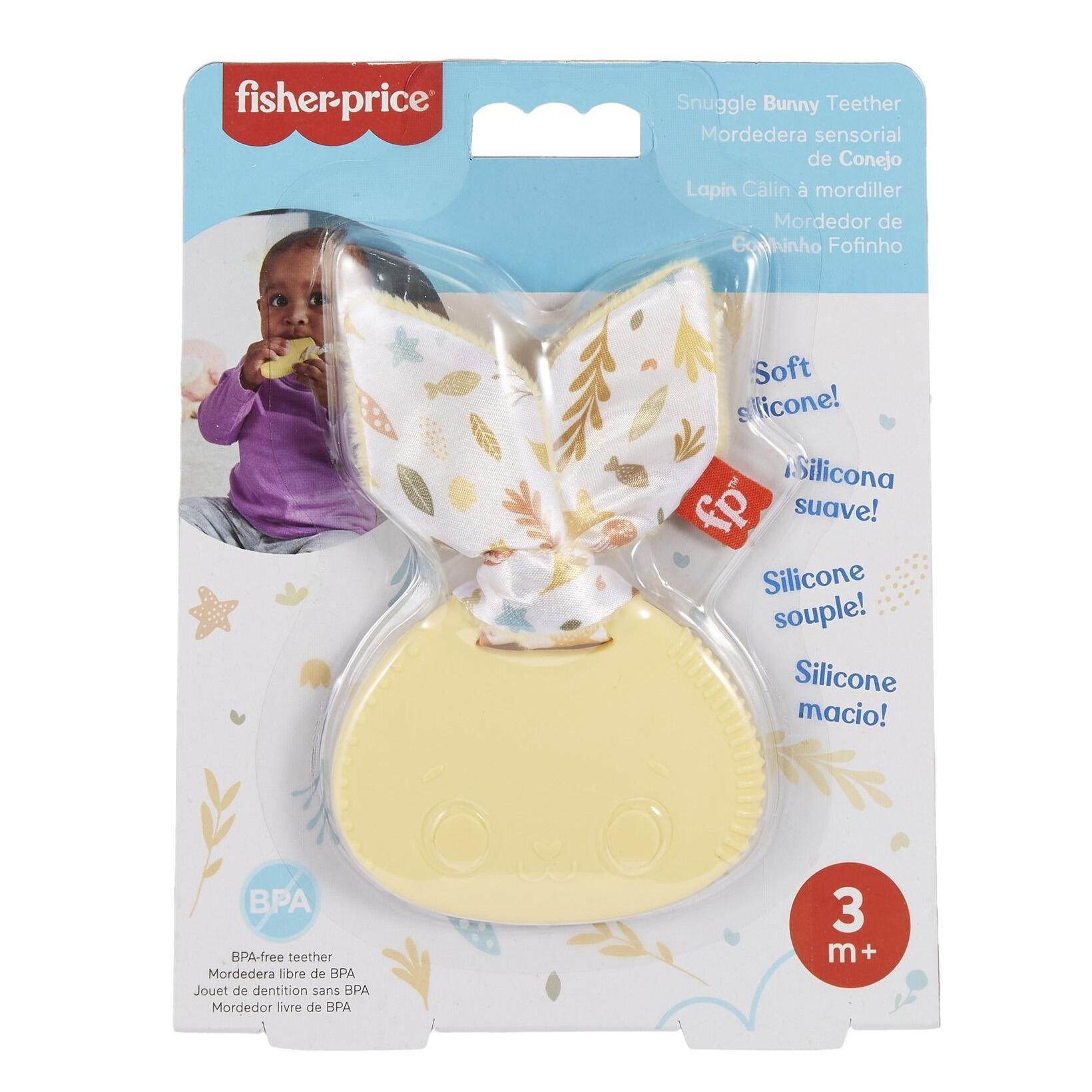 Fisher Price Sensimals Snuggle Bunny Teether Baby Sensory Toy | Top ...