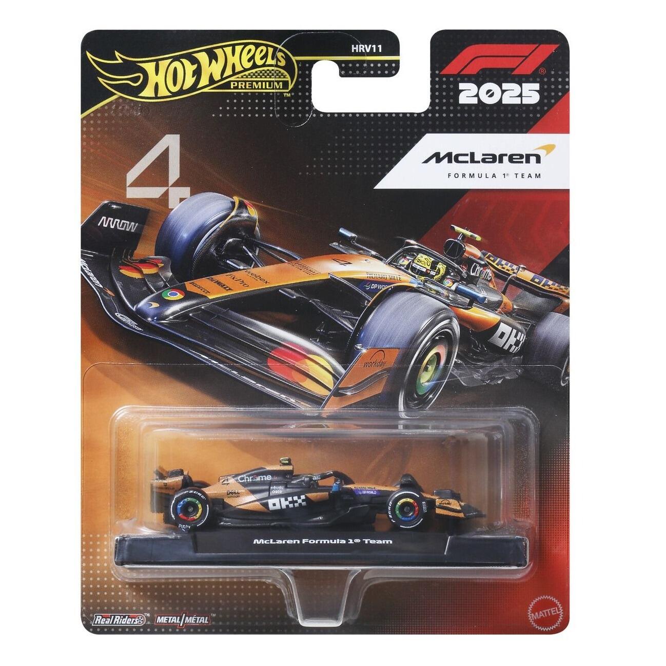 Hot Wheels Premium F1 2025 McLaren Lando Norris - 1:64 Scale Diecast ...