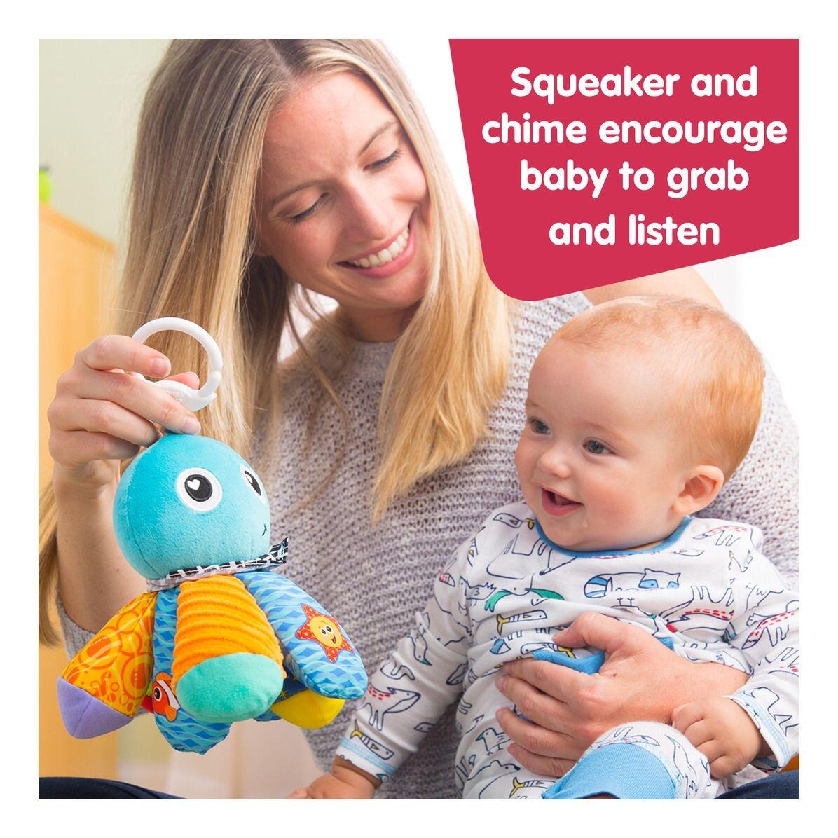 Lamaze Play & Grow Salty Sam The Octopus Sensory Clip Toy | Top Pick ...