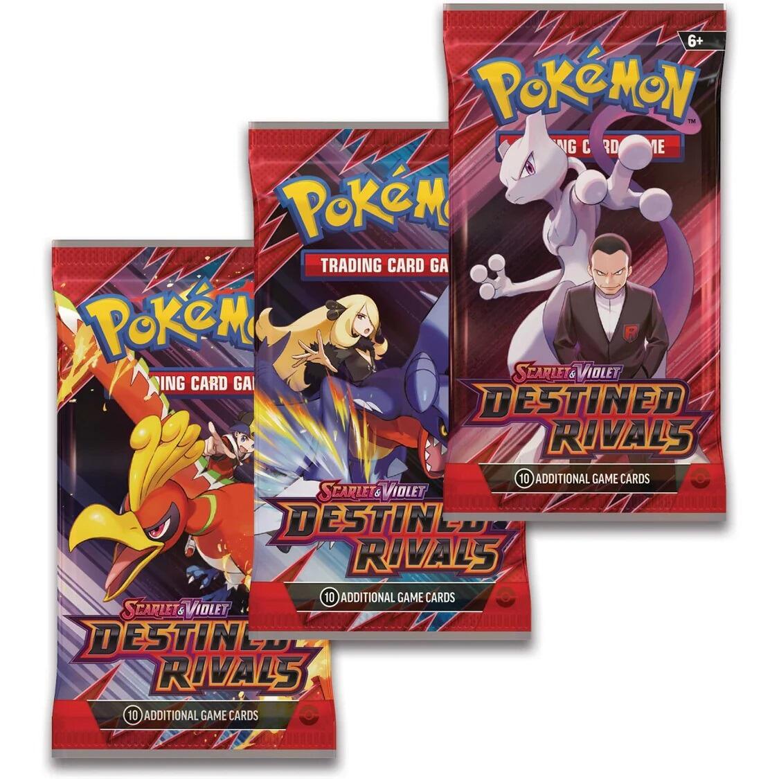 Pokemon TCG Scarlet & Violet 10 - Destined Rivals 3-Pack Blister ...