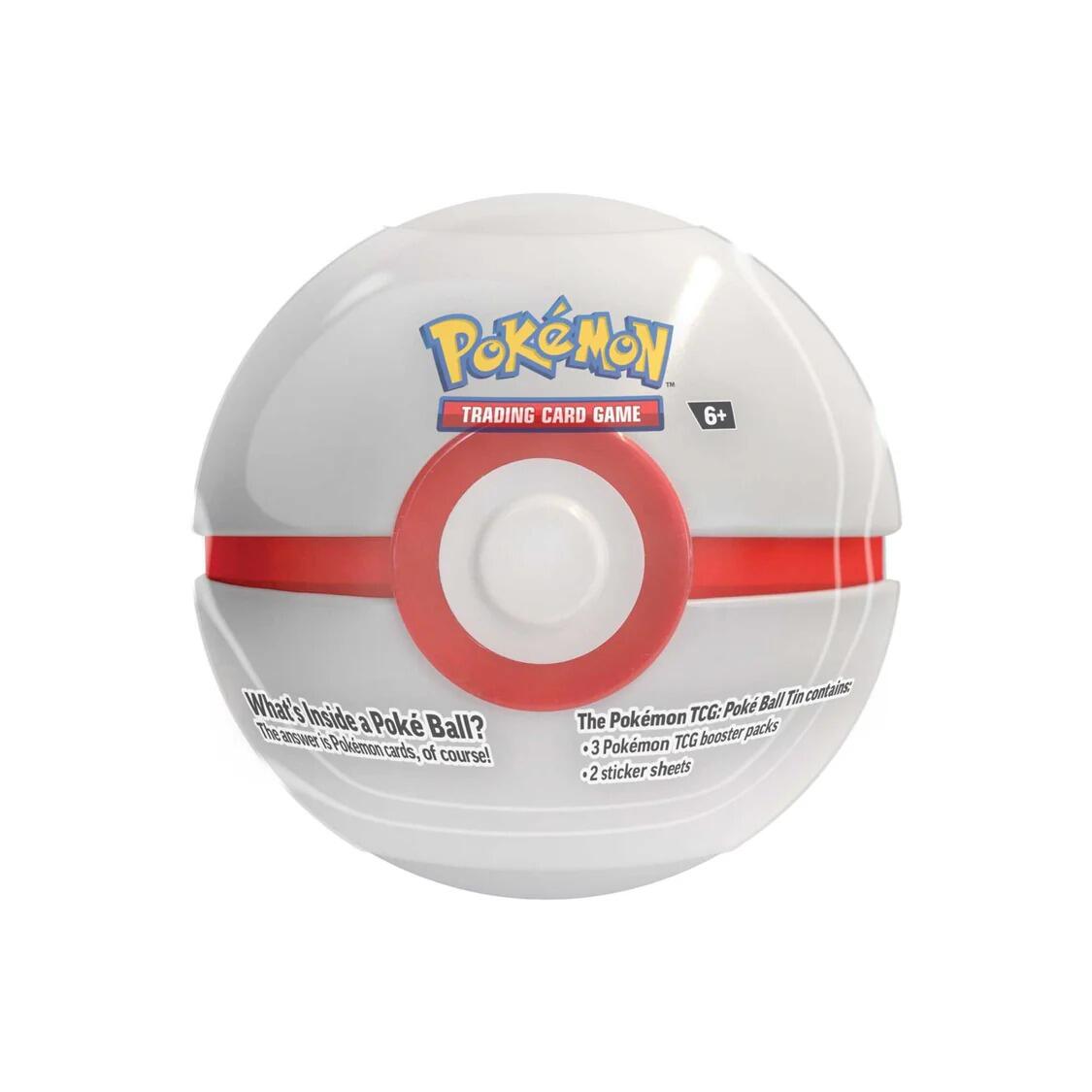 Pokémon TCG Poke Ball Tin (2025) - 3 Booster Packs + Stickers | UK ...