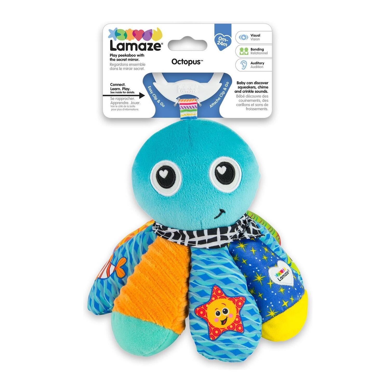 Lamaze Play & Grow Salty Sam The Octopus Sensory Clip Toy | Top Pick ...