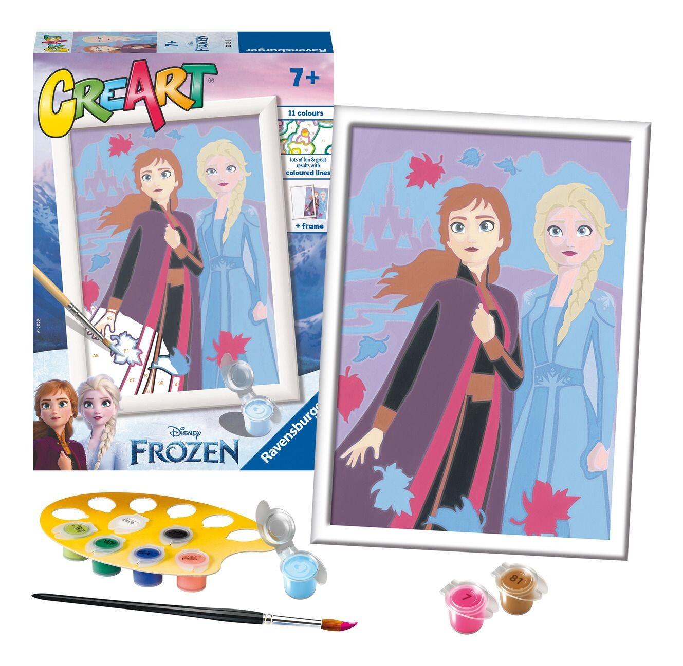 CreArt Paint by Numbers - Disney Frozen Sisters | Top Pick Toys ...