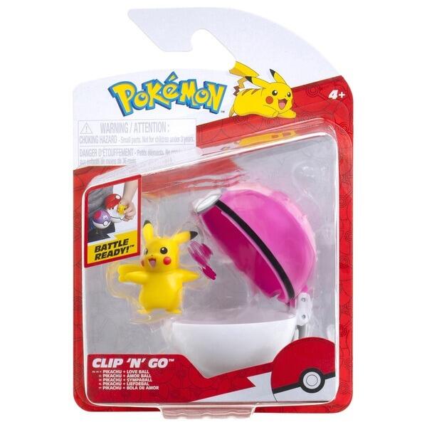 Pokémon Clip N Go Pikachu & Love Ball | Top Pick Toys, Great Value ...