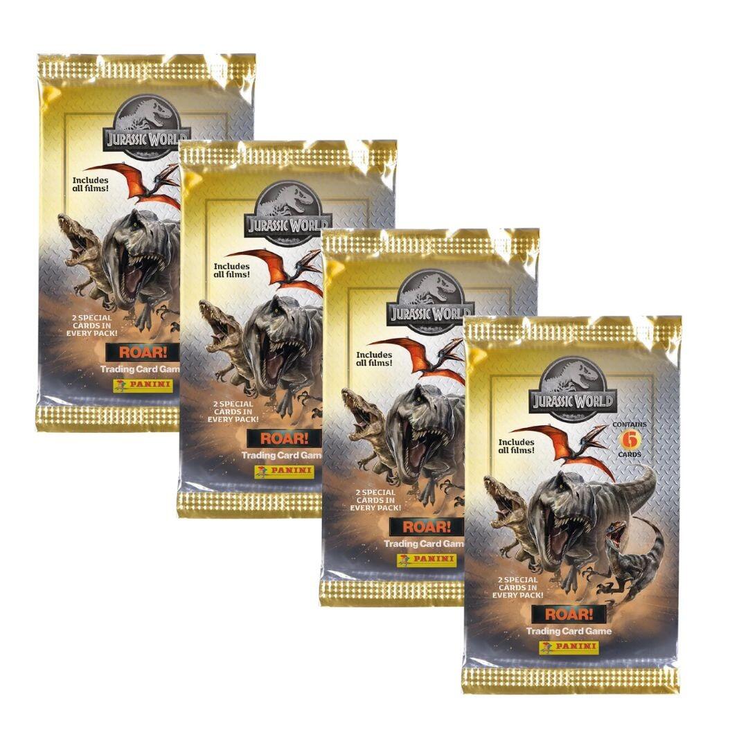Panini Jurassic World Roar Trading Card Game - Sealed Booster Box (24 ...