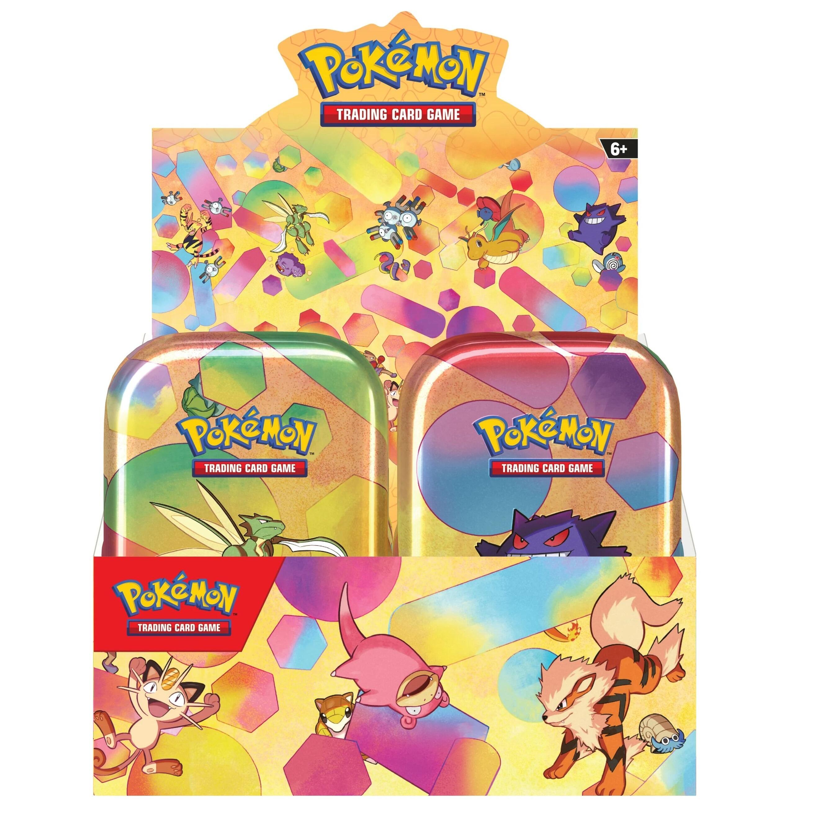 Pokémon TCG Scarlet & Violet 151 Mini Tin Sealed Display Case of 10 ...