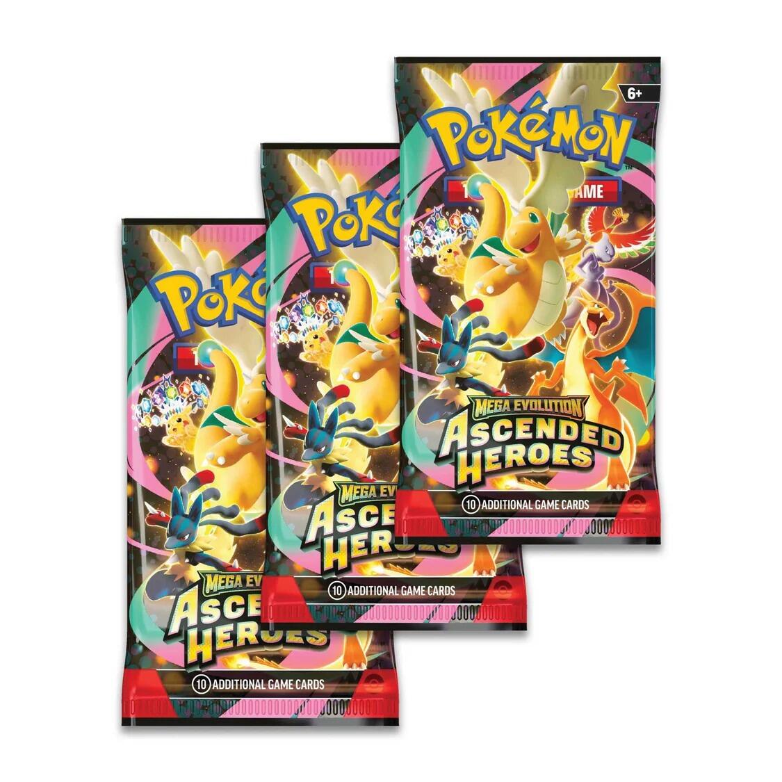 Pokémon TCG Mega Evolution Ascended Heroes Tech Sticker Collection ...