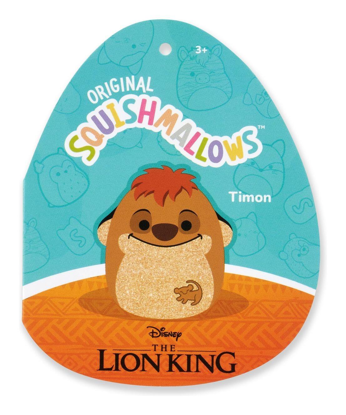 Squishmallows 8" Lion King 30th Anniversary Timon Plush Disney Soft Toy ...