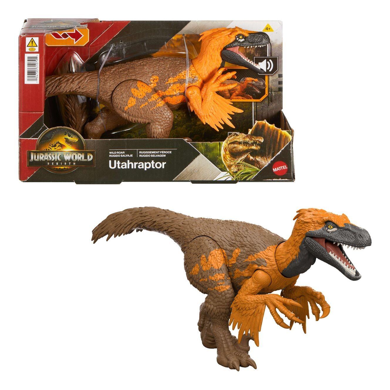 Jurassic World Rebirth Wild Roar Utahraptor Dinosaur Toy | Top Pick ...