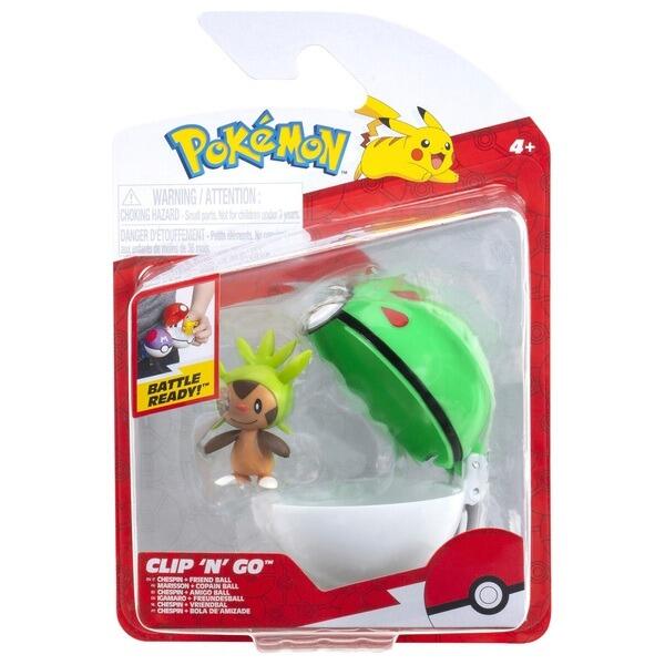 Pokémon Clip N Go Chespin & Friend Ball | Top Pick Toys, Great Value ...