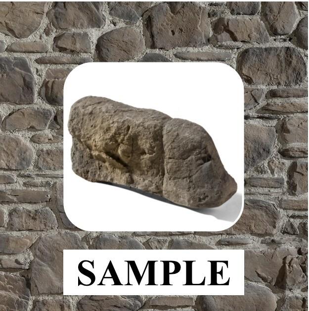 Desierto Grafito Stone Panel Sample | Buff Sandstone Stone Cladding in Boxes