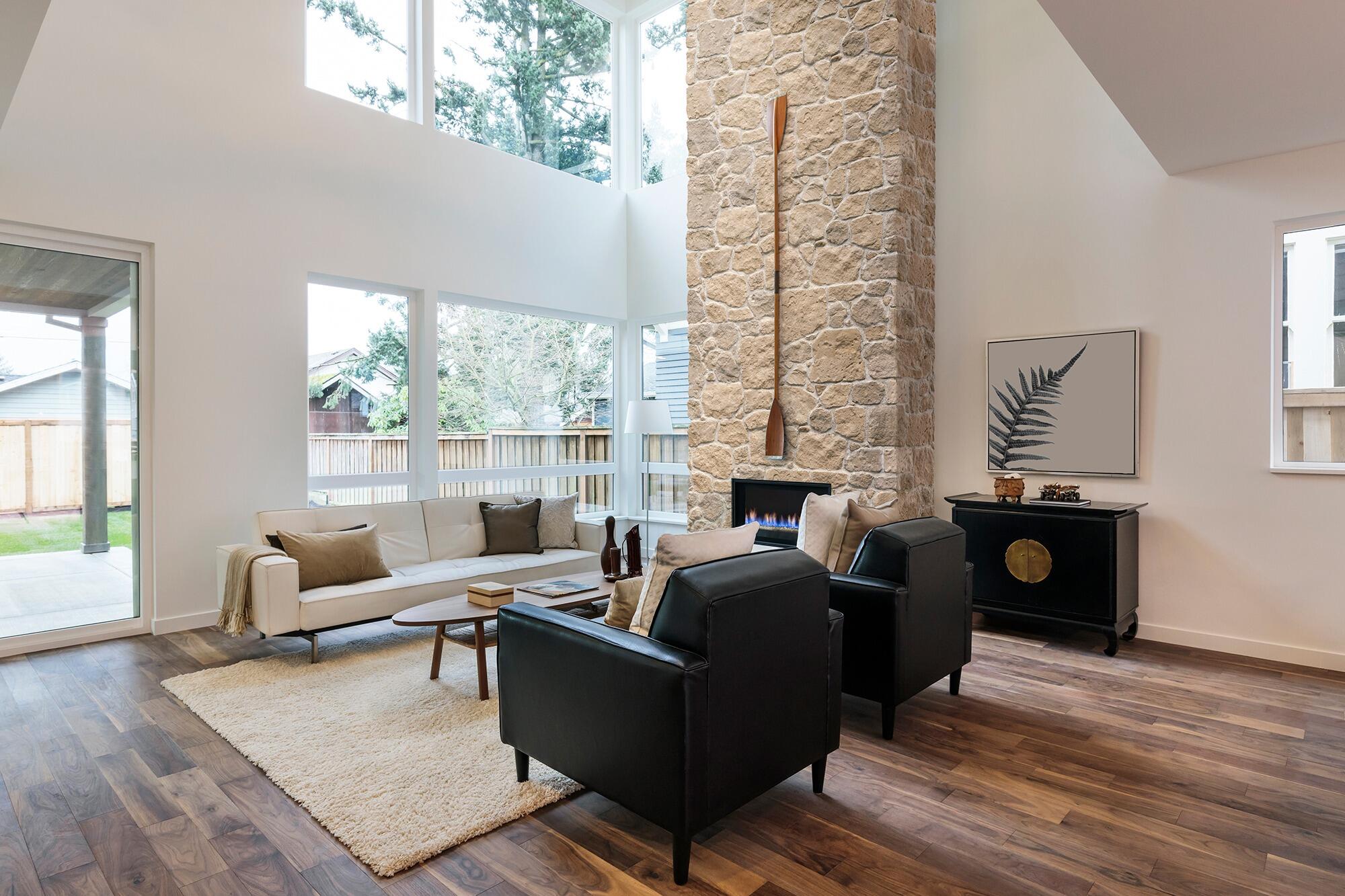 LUNA Crema Stone Cladding – Textured Cream Stone cladding Panels ...