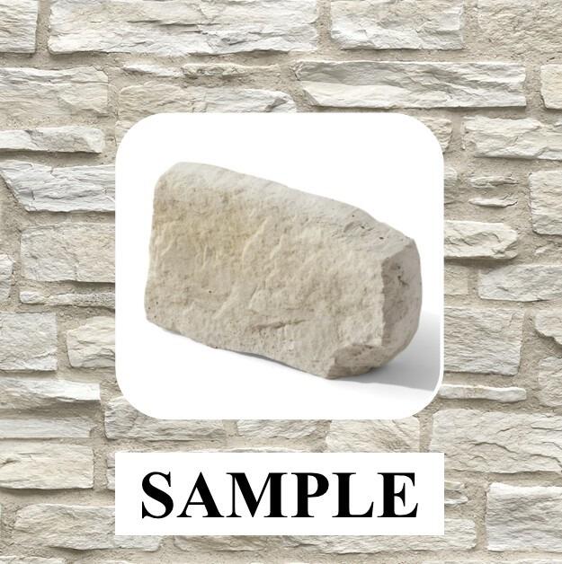 Sample of Tosca Bianco Stone Cladding | White Stone Cladding