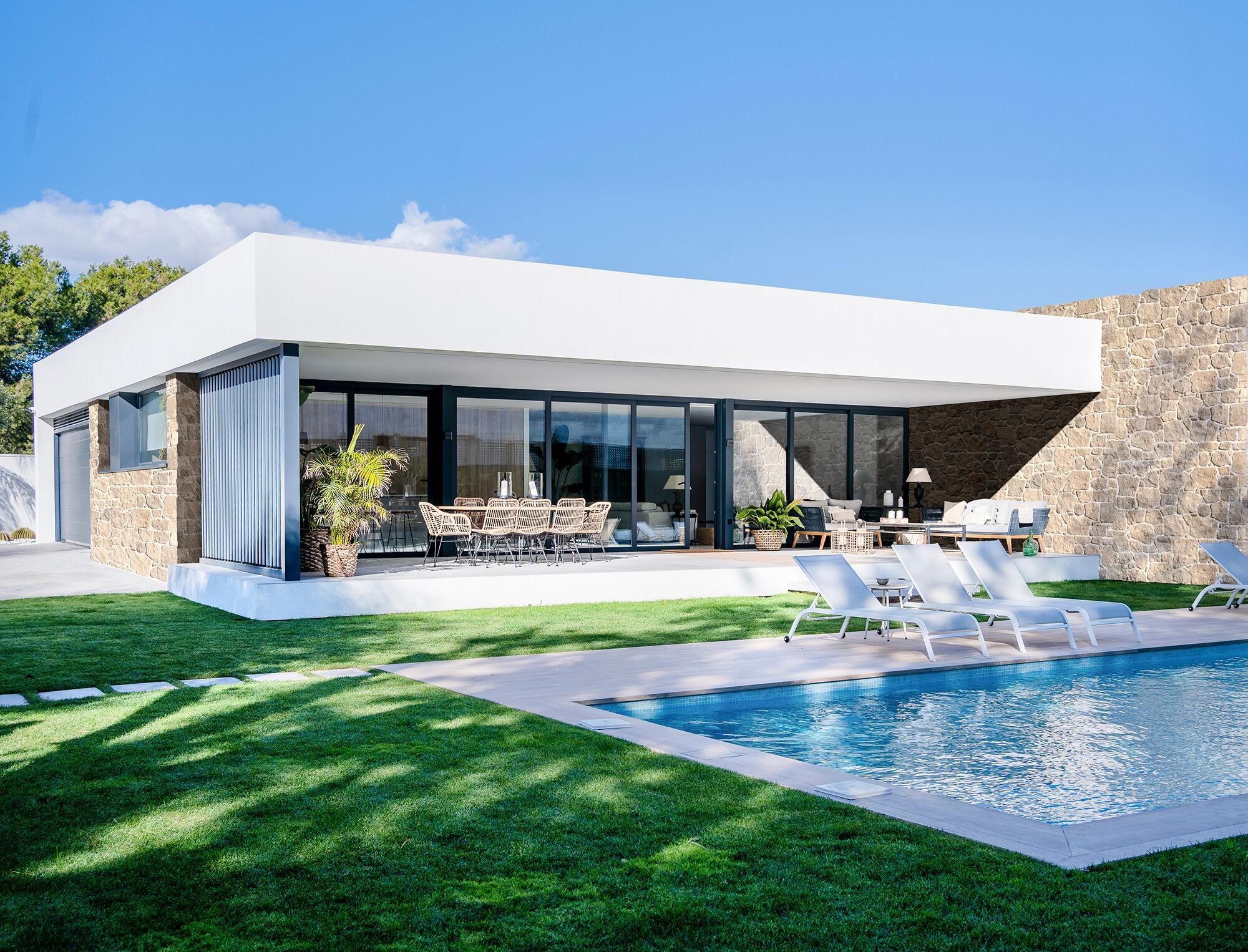 LUNA Crema Stone Cladding – Textured Cream Stone cladding Panels ...