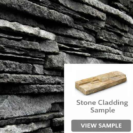 Dark Slate Stone Samples UK | Test Dry-Stacked Panels