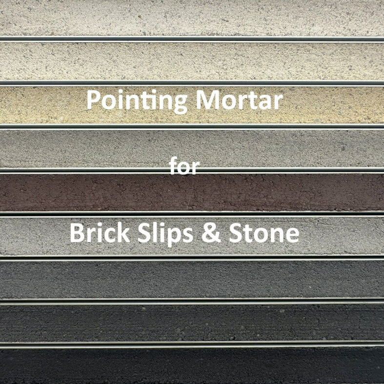 25 kg Pointing Mortar Grout – Stone & Brick Slips UK