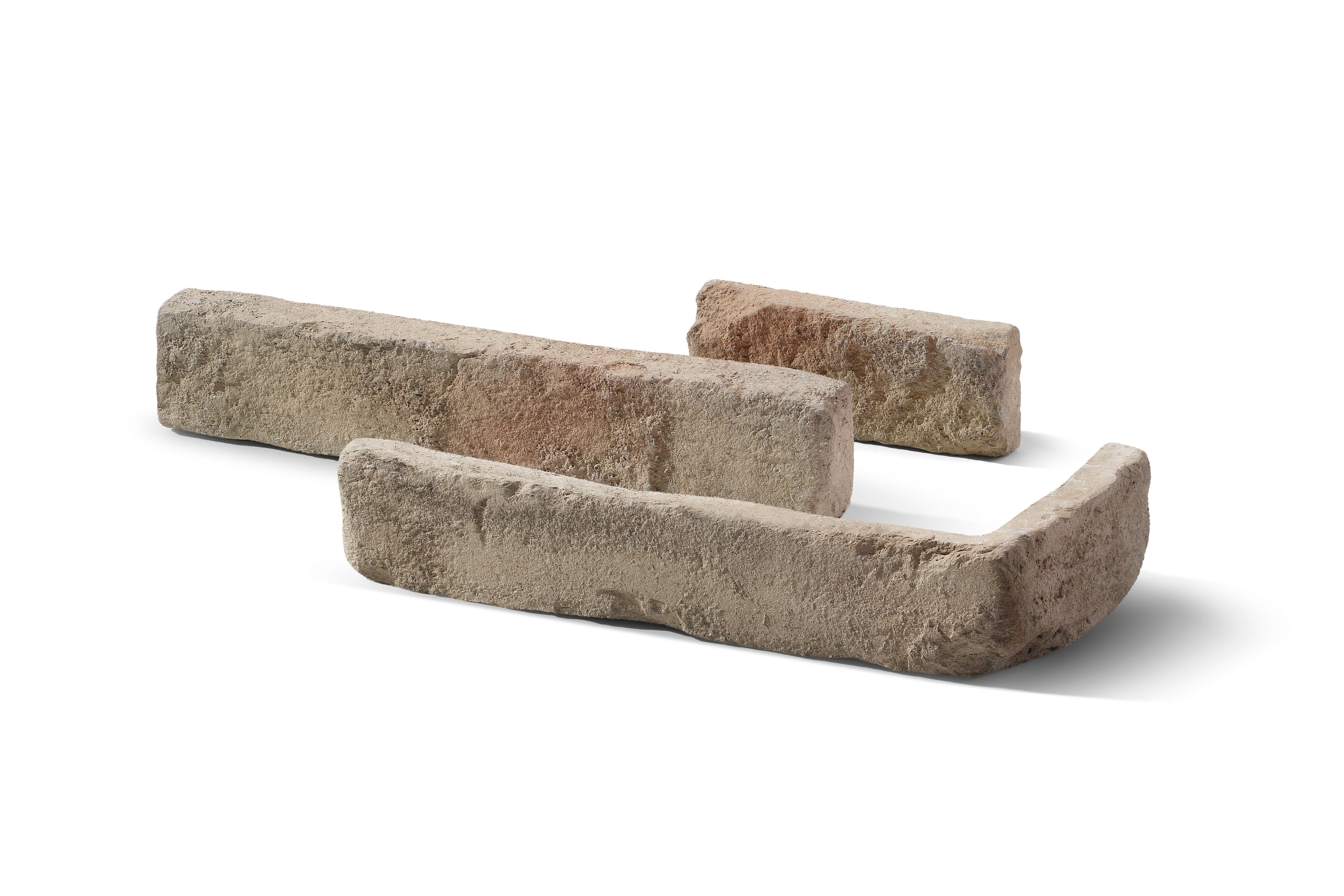 Rustico Regular Bianco Brick Slips | White Rustic Cladding UK