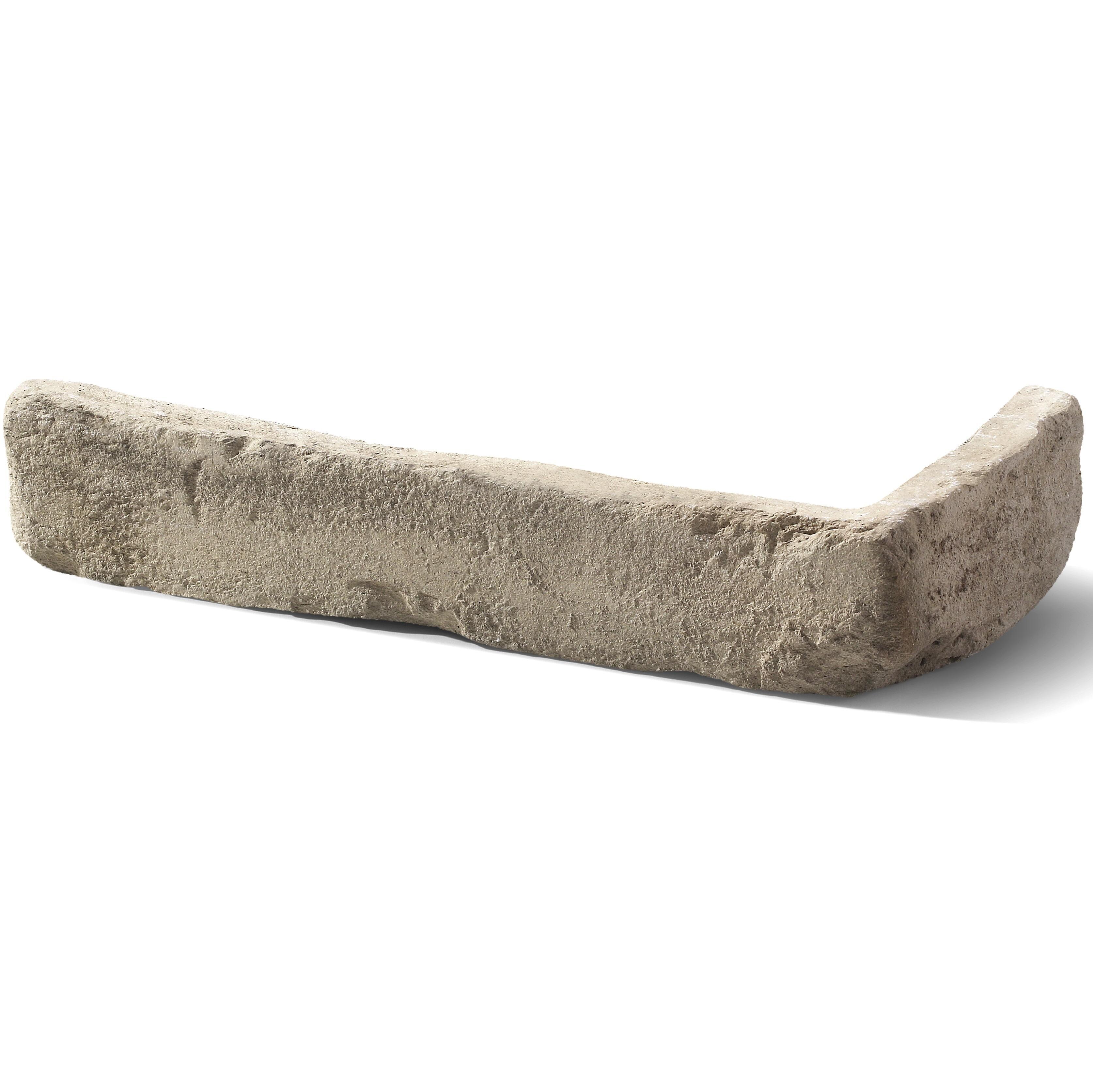 L-shaped Corner Brick | Rustico Regular Bianco Brick Slips | White ...