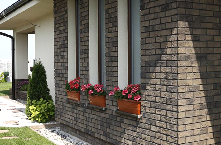 Country 618 Earth Grey Plus Brick Slips | Grey Brick Cladding UK