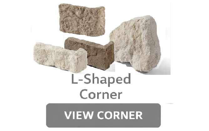 Portina Caramel Stone Corners | Buff Grouted Cladding UK