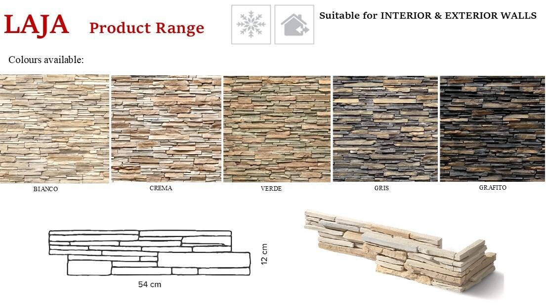 Laja Verde - Outdoor Stone Cladding – Interior & Exterior Panels | MBSF
