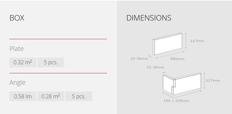 Grenada Frost Stone Cladding Sample UK