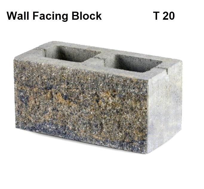 TOM Decorative Hollow Block – Split Stone Look Concrete Wall Block UK