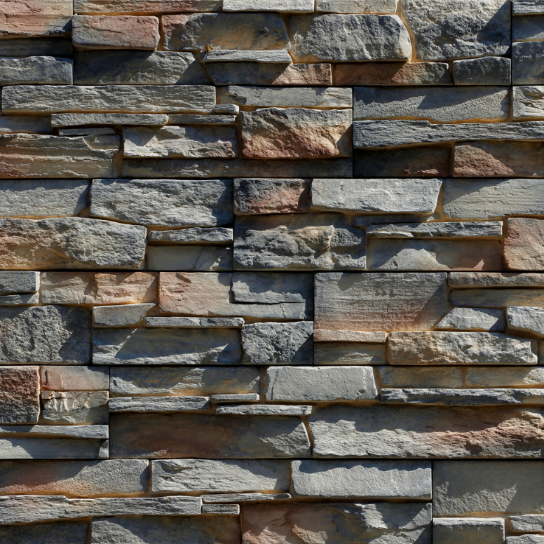 Country Stone Russet Sample- External Wall Stacked Stone Panels ...