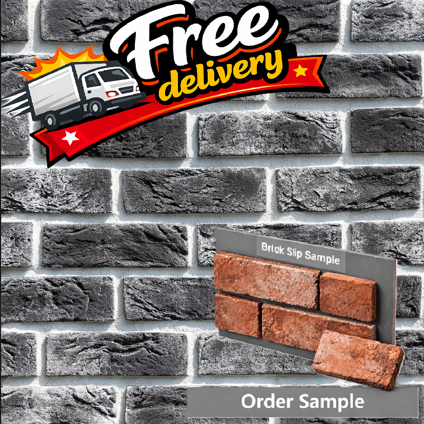 Country 672 Anthracite Grey Brick Slip Sample | Order a Sample UK