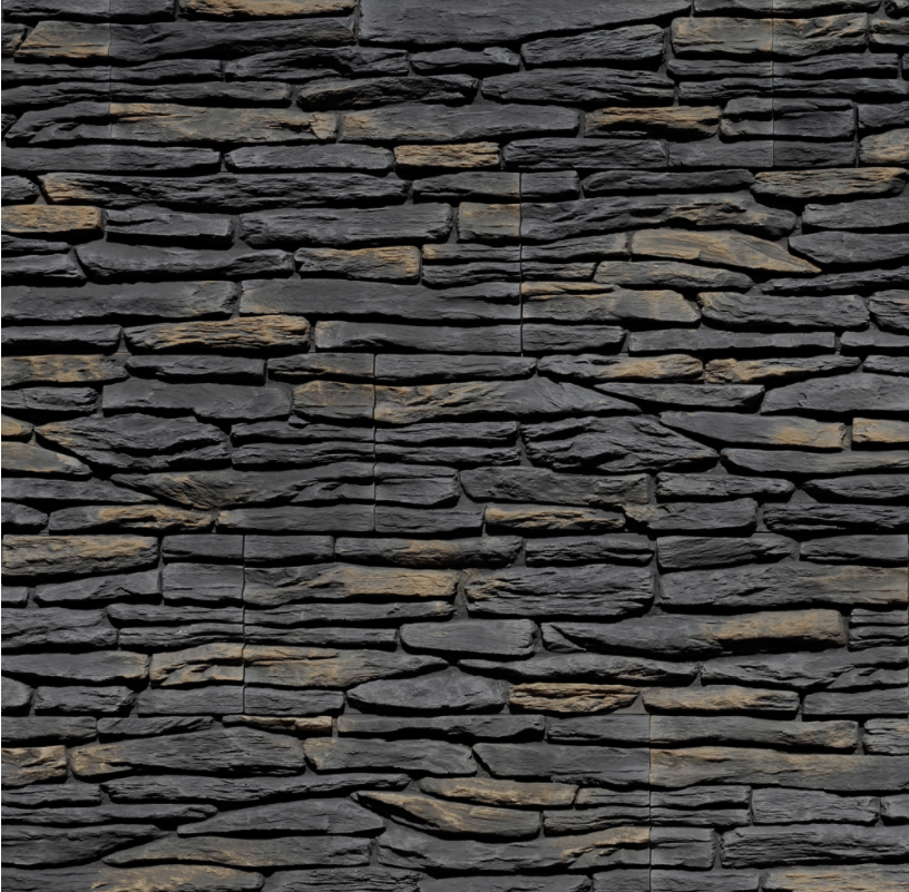 California Graphite Stone Cladding Corners – UK Walls