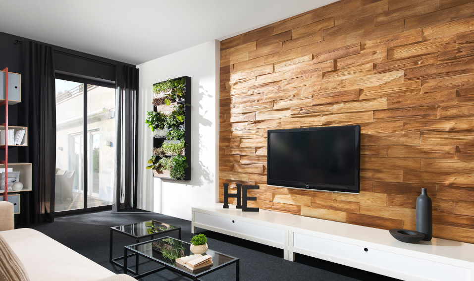 Timber Stone Cladding Tiles – Natural Timber Effect | UK