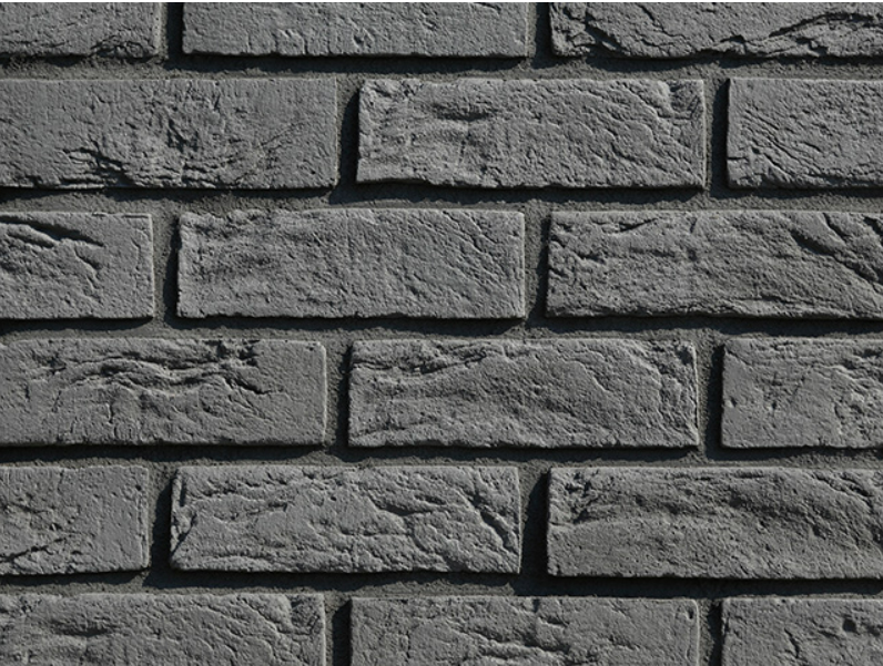 Aruba Grey Brick Slips – Engineered Grey Brick Cladding UK