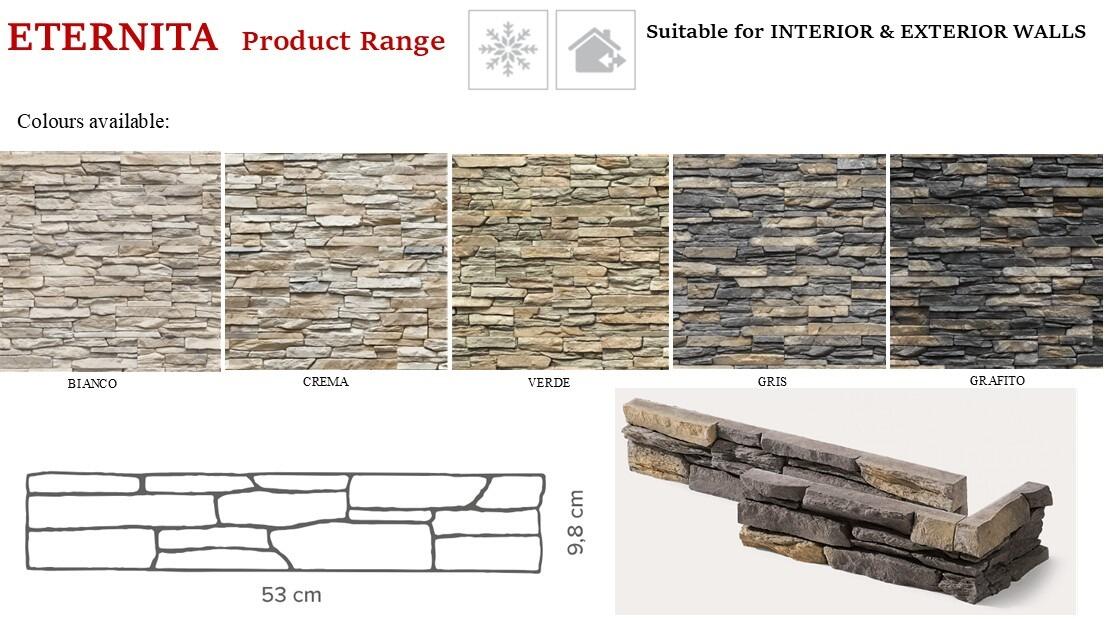 Eternita Verde Stone Cladding – Interior & Exterior Panels | MBSF