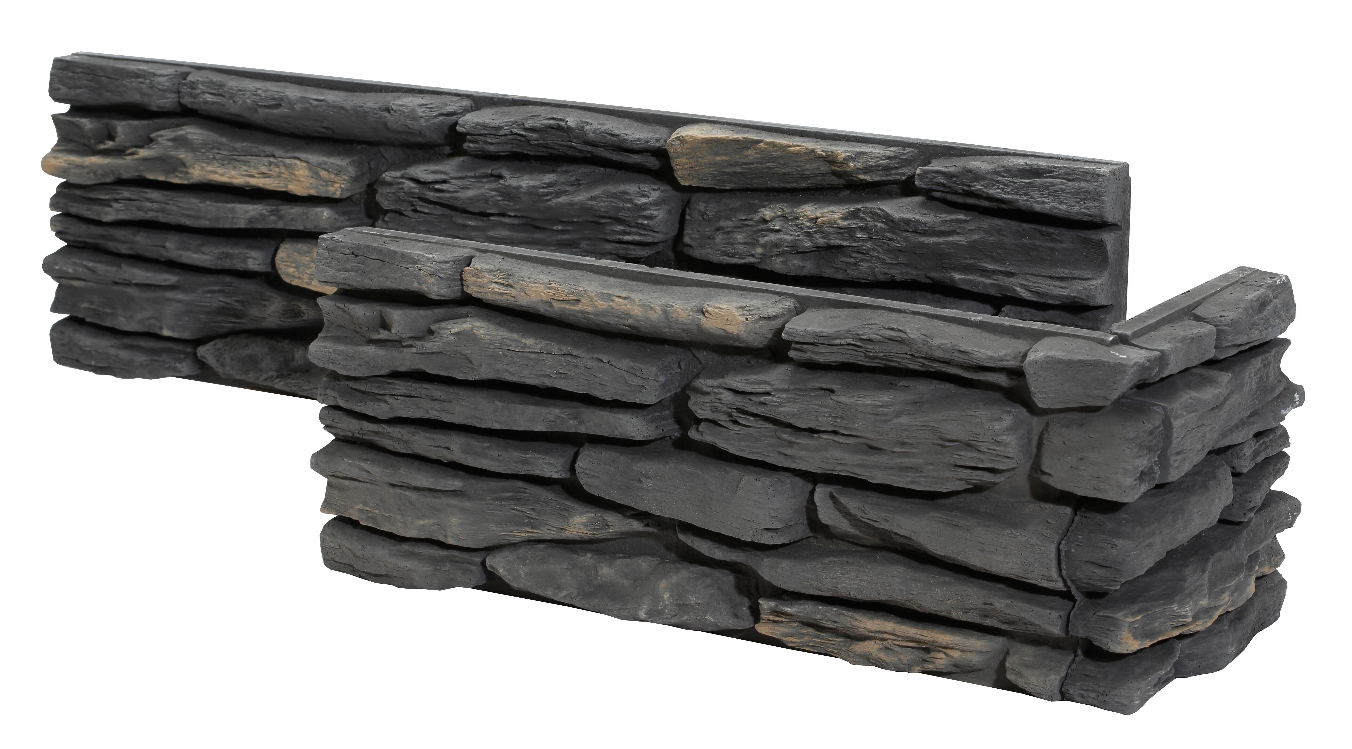 California Graphite Stone Cladding Corners – UK Walls