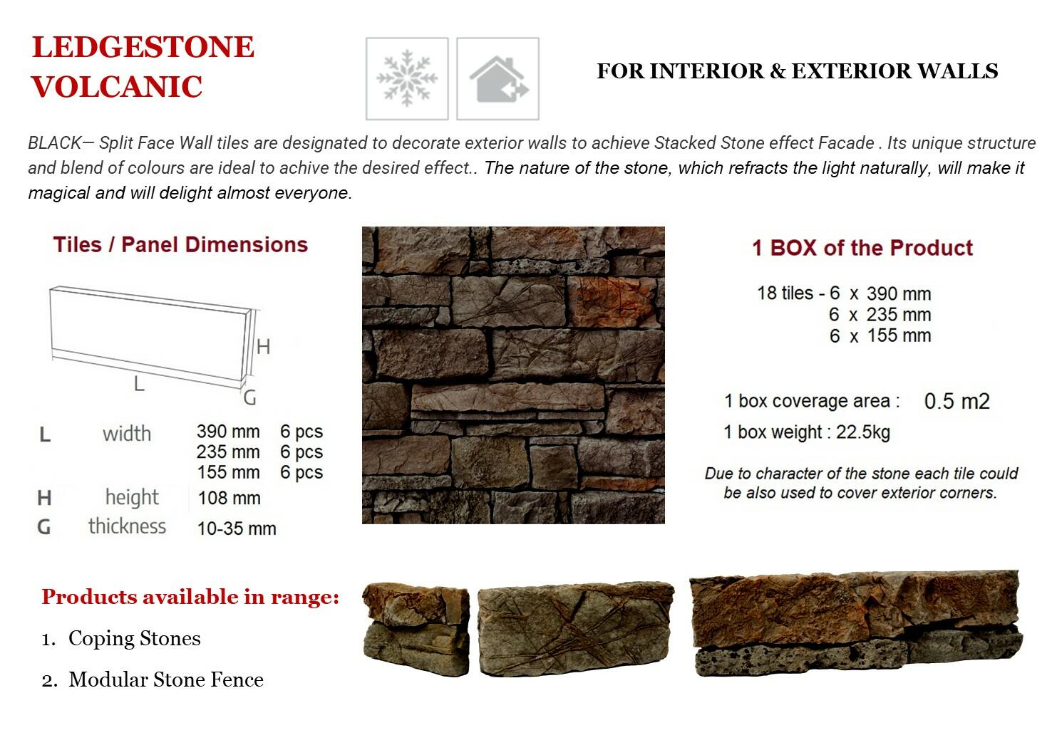 Exterior Stacked Stone Slips are ideal if you want to enhance and add ...