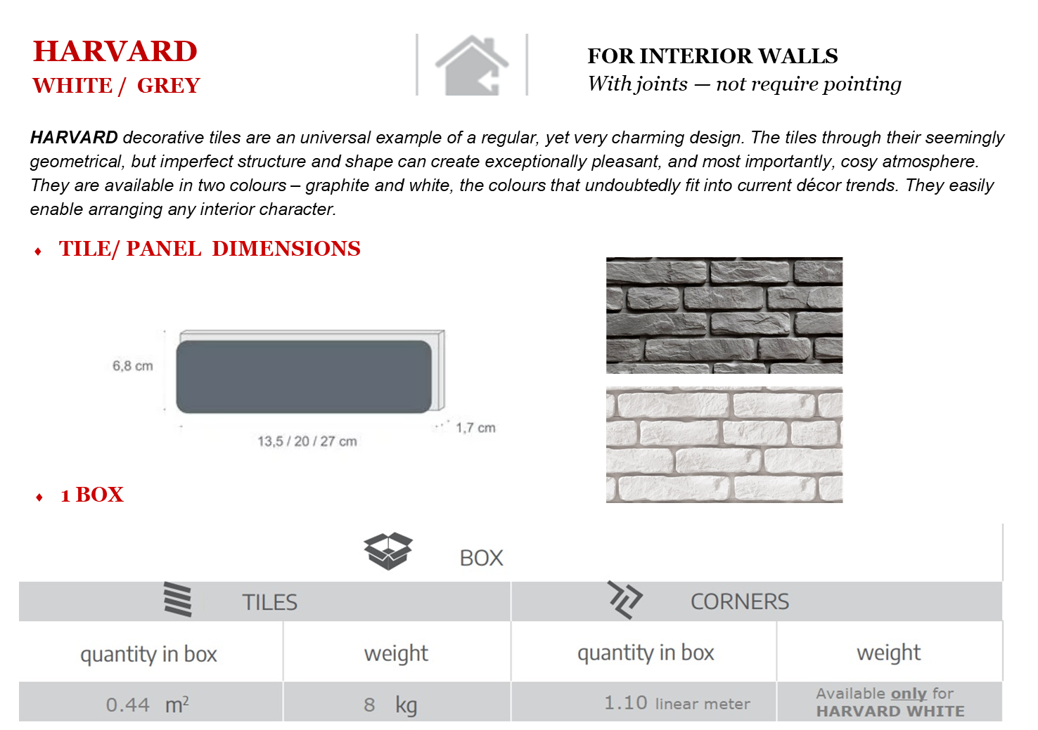 Loft Style, Off White Brick Slips that will enhance and uplift the ...