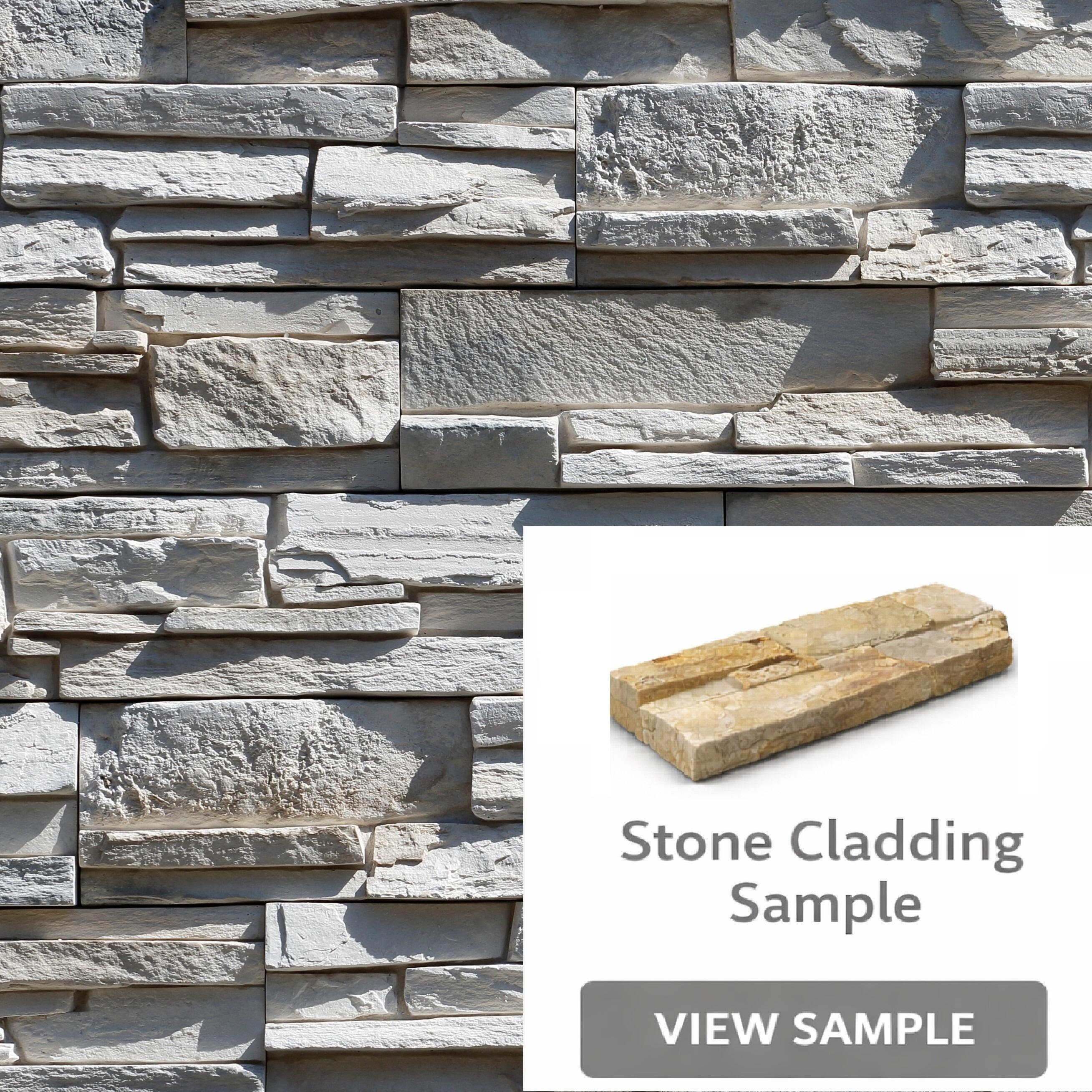 Grenada Frost Stone Cladding Sample UK