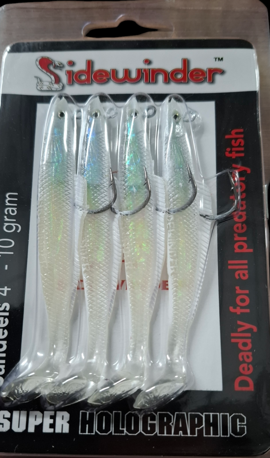Sidewinder Eels, Sidewinder lures, Sidewinder Plymouth
